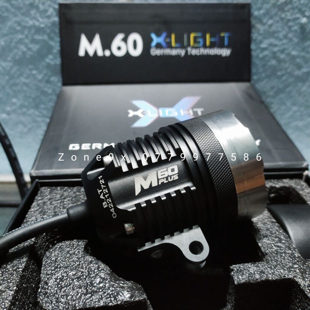 Đèn trợ sáng X-Light M60 | M60 Plus chip Osram 2021 chính hãng – Zone9x